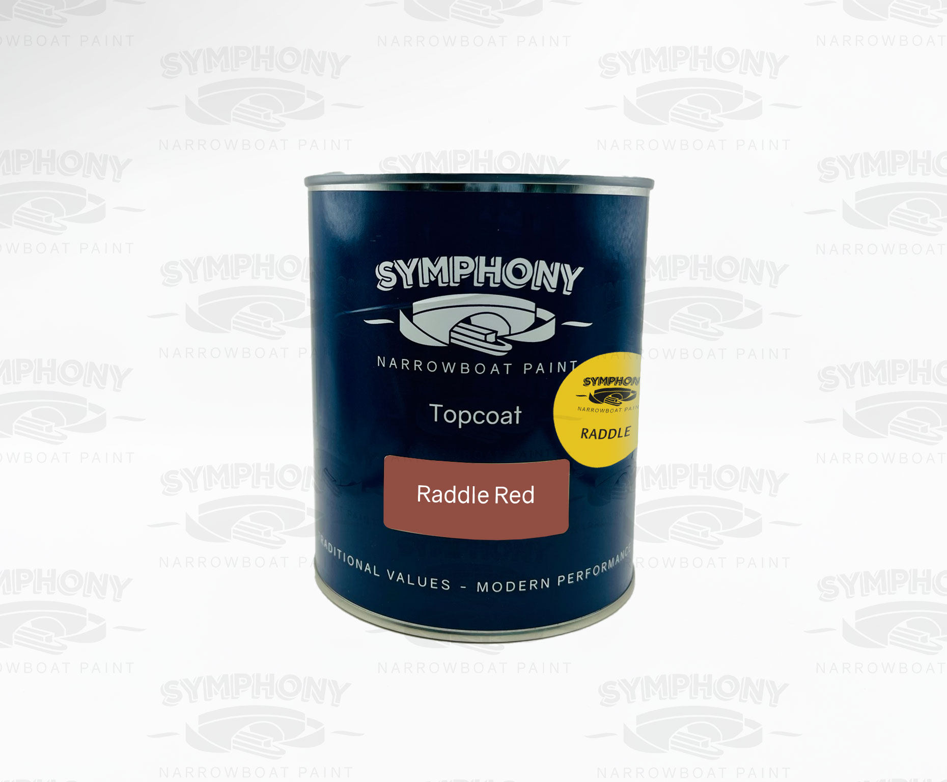 Topcoat Raddle - Red - Symphony Narrowboat Paint
