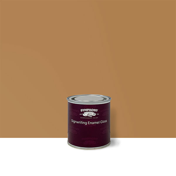 Signwriting Enamel Gloss - Cinnamon - Symphony Narrowboat Paint