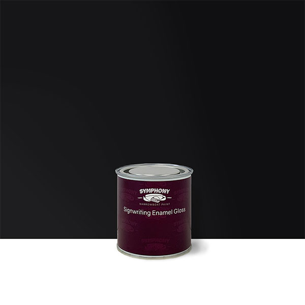 Signwriting Enamel Gloss - Noir - Symphony Narrowboat Paint