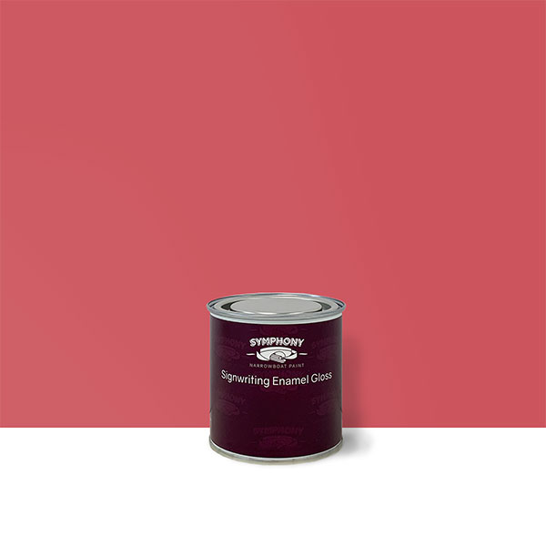 Signwriting Enamel Gloss - Raspberry - Symphony Narrowboat Paint